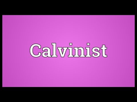 Calvinist Meaning