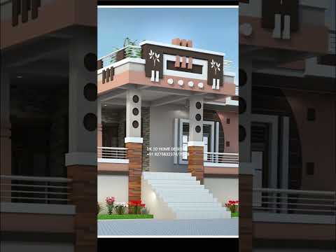 Beautiful 😻 ❤️🌹single floor village 🏡 house design 🎉🎉DK 3D HOME DESIGN