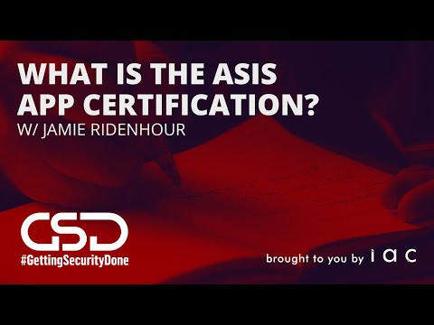 EP 10 What is the ASIS APP Certification? with Jamie Ridenhour