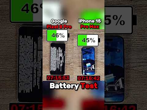 🔋GOOGLE PIXEL 8 PRO VS IPHONE 15 PRO MAX BATTERY 🪫 TEST?
