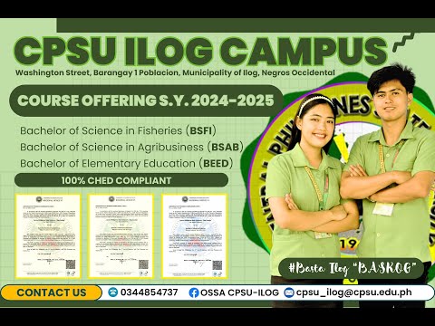 CPSU Ilog Promotional Video 2024