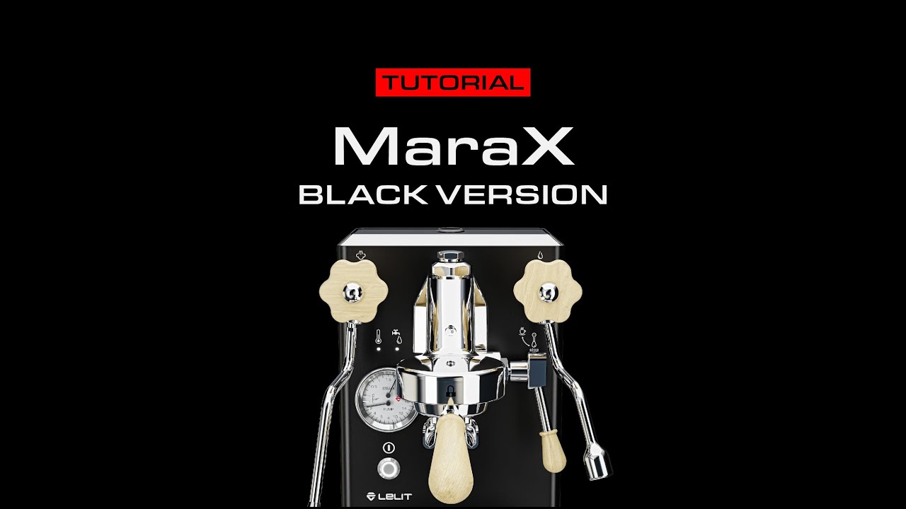 MaraX Black: Tutorial video