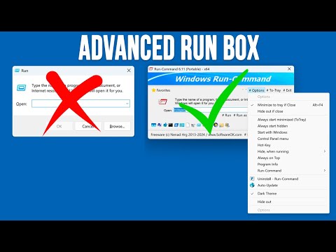 Advanced Windows Run Command Box