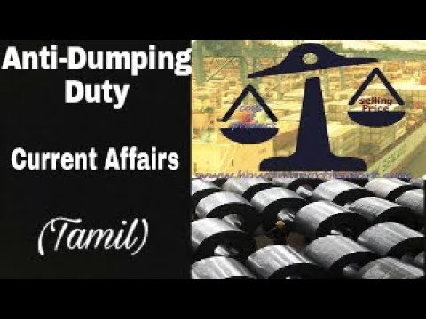 Anti-Dumping Duty Current Affairs in Tamil for UPSC
