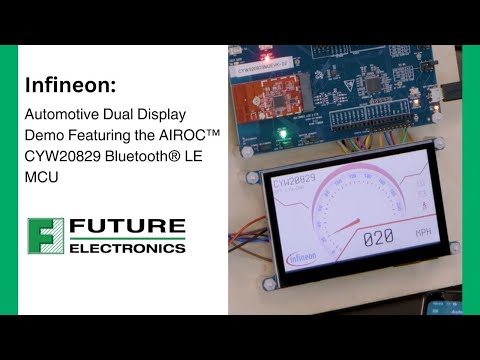 Infineon: Automotive Dual Display Demo Featuring the AIROC™ CYW20829 Bluetooth® LE MCU