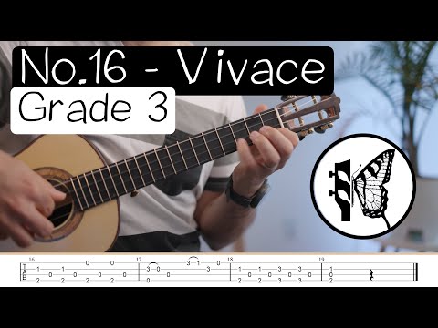 14/32 - No.16 Vivace - Mauro Giuliani - Grade 3| 32 Progressive Ukulele Fingerstyle Studies