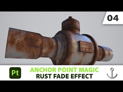 Anchor Point Magic 04 - Rust Fade Effect in Substance 3D Painter | Adobe Substance 3D