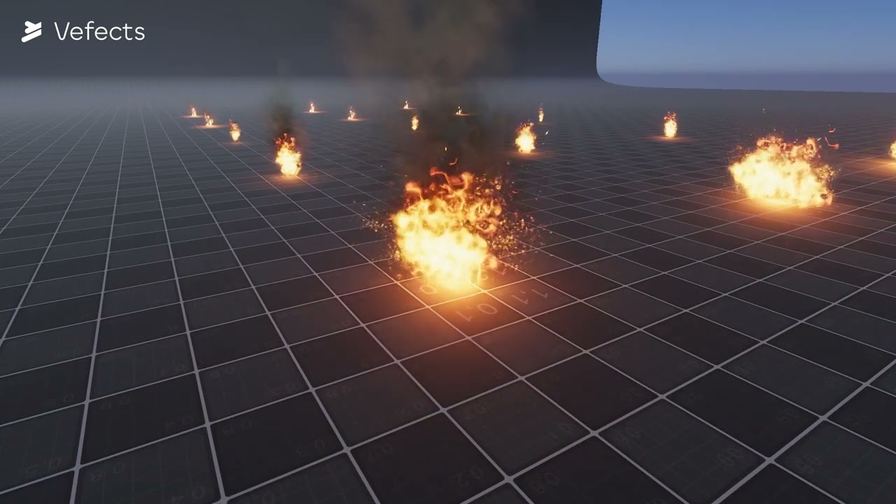 Vefects - Fire VFX - Overview - Unity