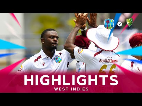 14 Wickets Fall On Day 1 | Highlights | West Indies v Australia | 1st Test Day 1