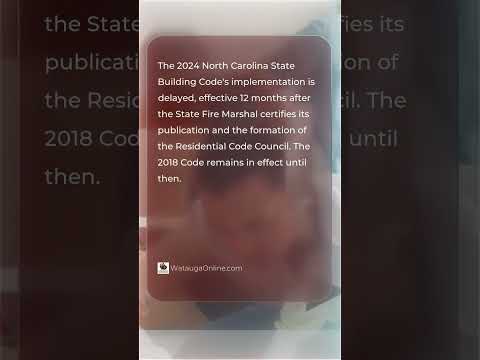North Carolina Delays Implementation of 2024 State Building Code