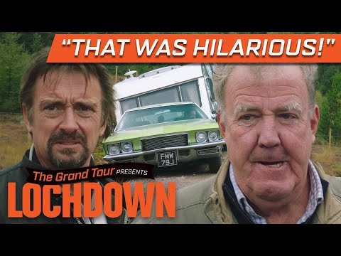 A Lost Clarkson, Hammond and May Wreck Their Caravans | The Grand Tour Presents: Lochdown