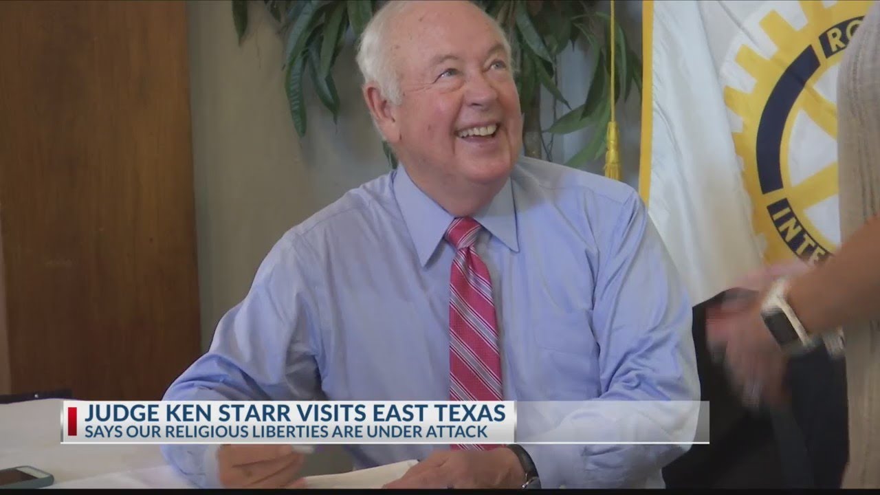 Judge Ken Starr Visits Tyler For Book Signing, Talks Religious Liberty ...