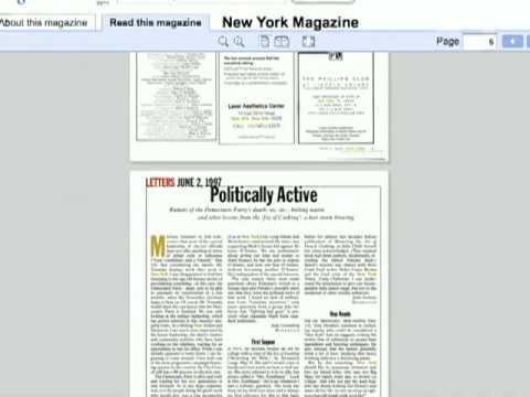 New York Magazine Scanned and Indexed by Google