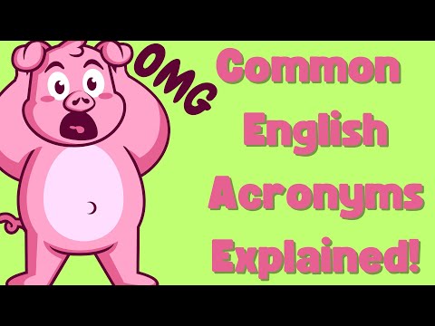 BTW, Do You Know These Common English Acronyms? (FYI!)