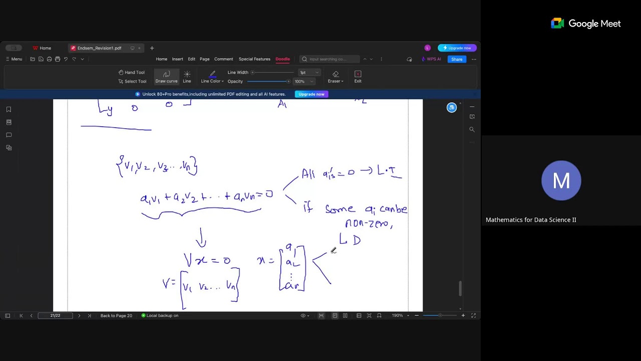 Maths 2 | Endterm Revision Session - 1 | W1-W4