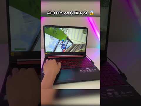 400 FPS on a GTX 1650…