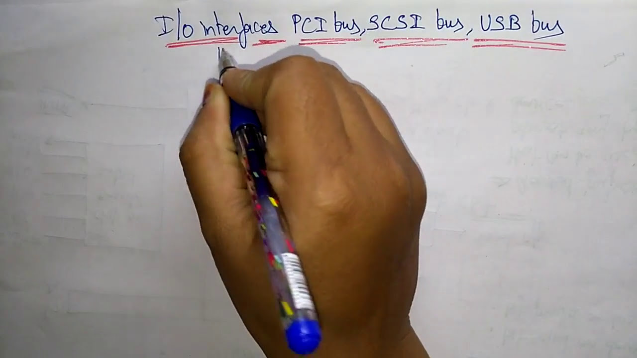 io interface with PCI |USB | SCSI | COA | Lec-56 | Bhanu Priya