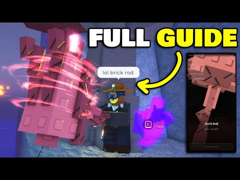 FULL GUIDE On HOW TO GET BRICK ROD In FISCH Roblox