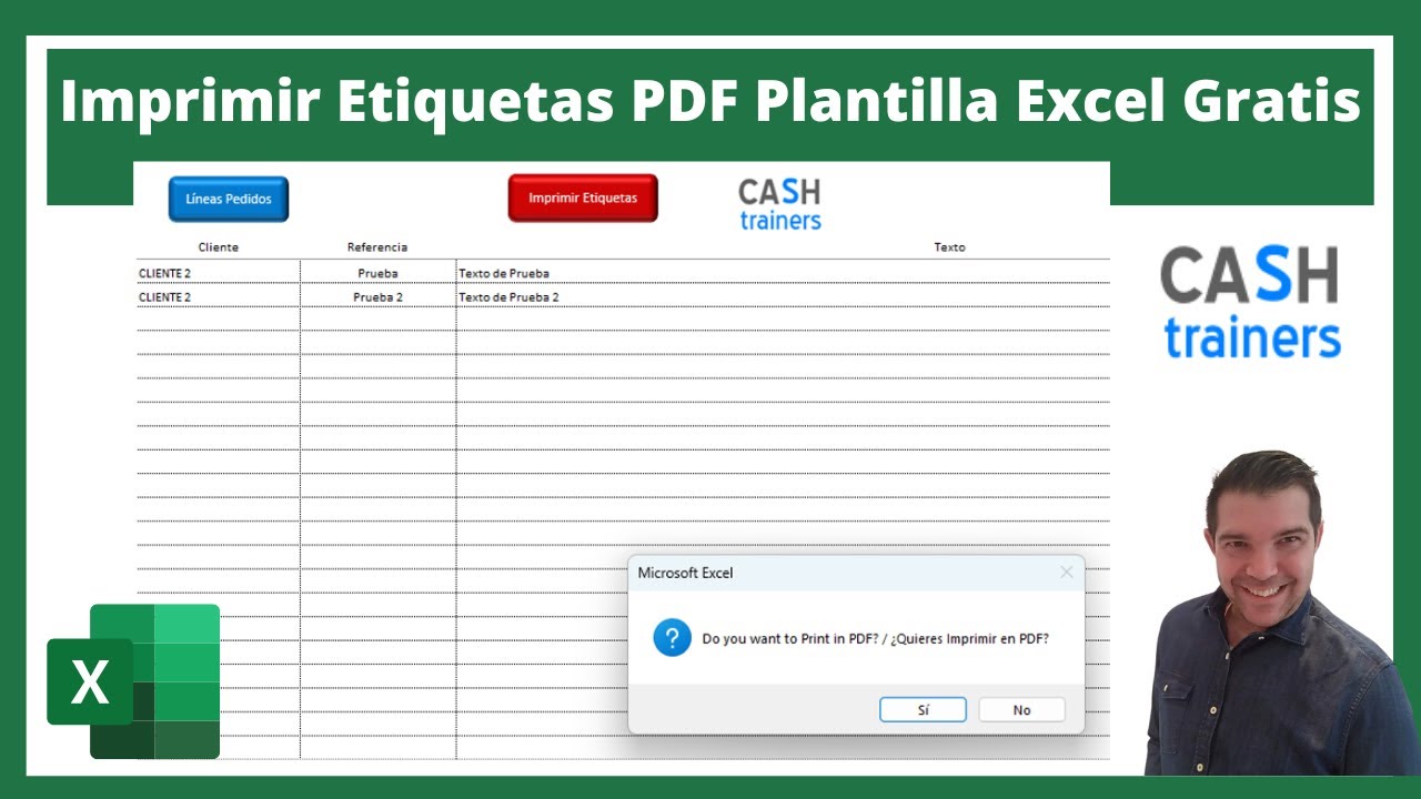 How to Print Labels in PDF with Excel – Free Downloadable Template