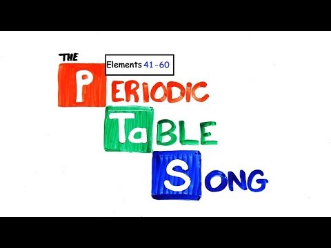 The Periodic Table Song Elements 41-60