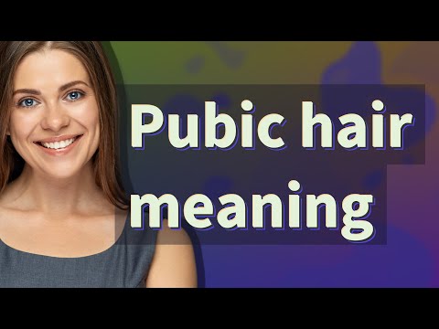 Pubic hair | meaning of Pubic hair