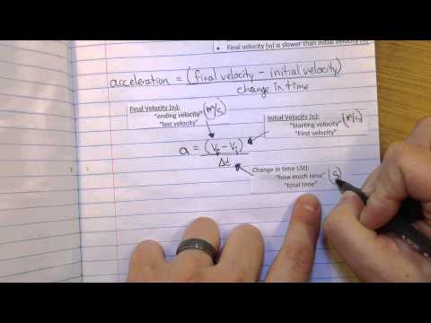 12 Acceleration & Deceleration