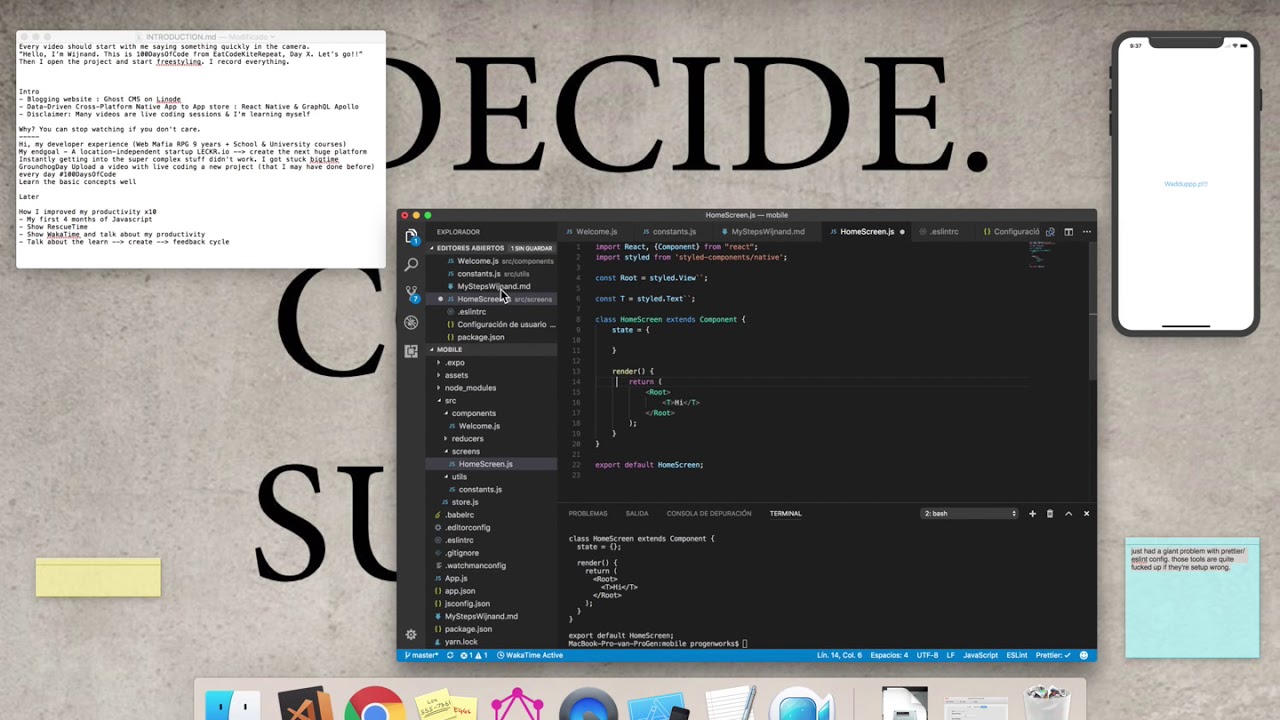 Playing with React Native UI (100 Days of Code 8/100)