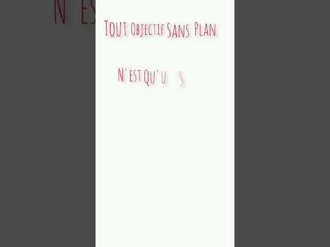 #proverbes #planifier #français
