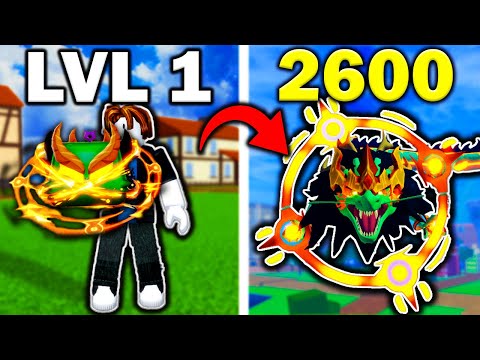 Noob To Max With DRAGON REWORK In Blox Fruits