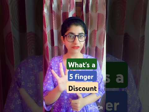 What's a Five Finger discount? #english #idioms