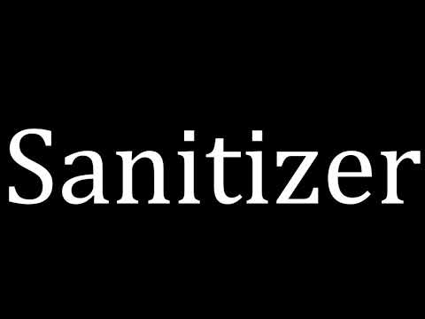 Sanitizer Meaning