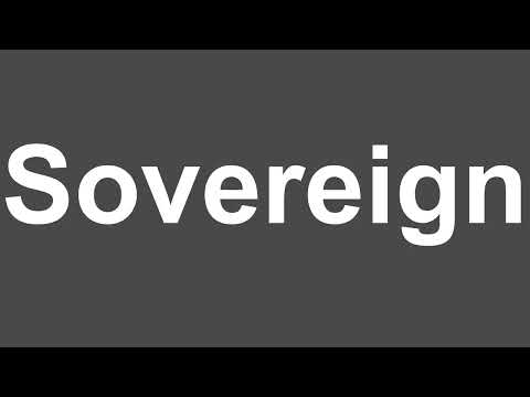 How to Pronounce Sovereign | Sovereign Pronunciation | How to Say Sovereign