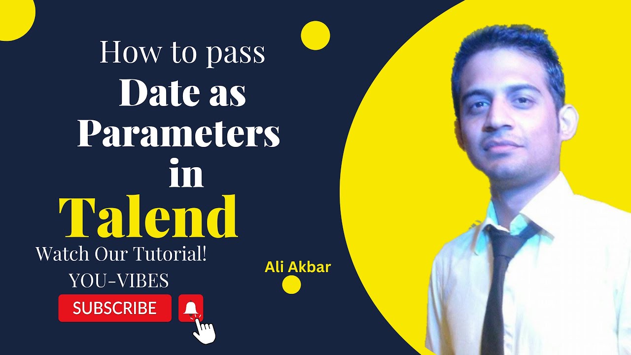 How to Pass Date as Parameters in Talend Open Studio | Dynamic SQL Tutorial