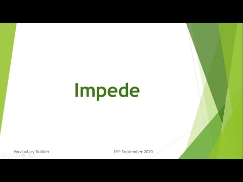 VB | Week 3 | Impede | 17th Sept 2020