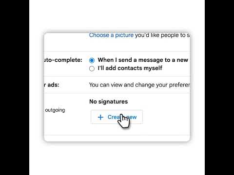 Add your personal touch with an automated email signature ✍ #Shorts