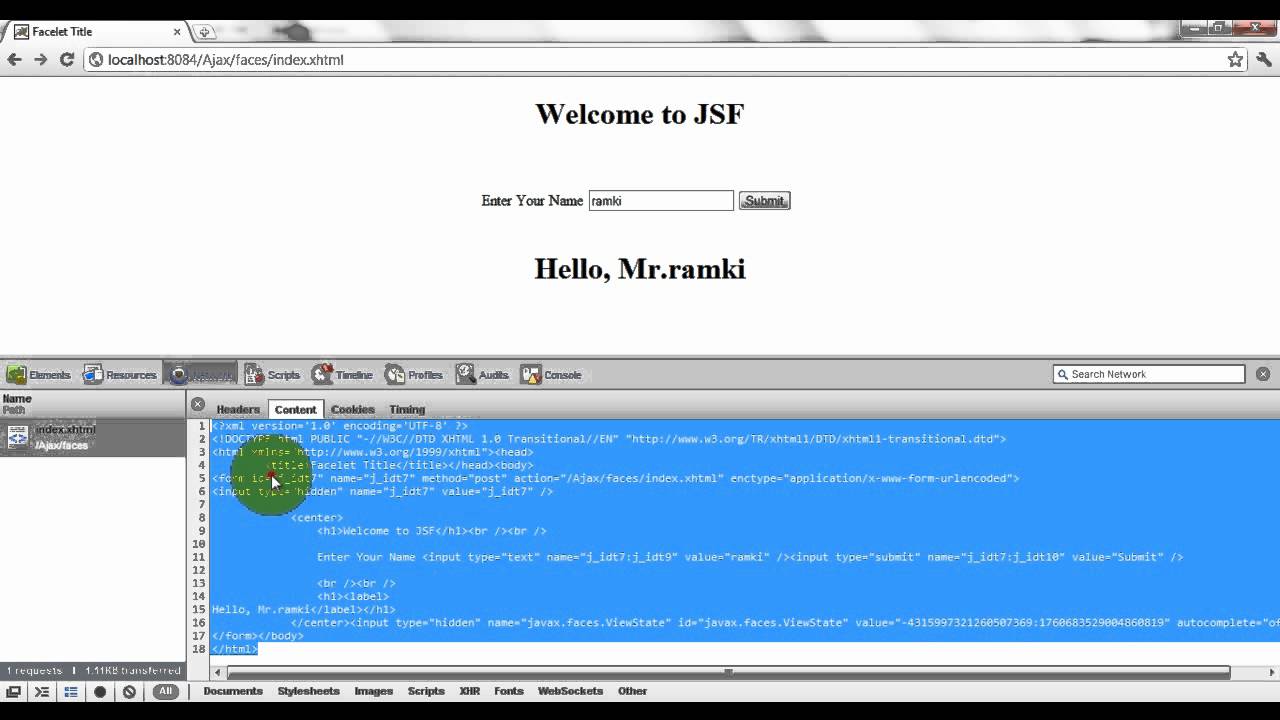 Java Server Faces 2.0 ( JSF 2.0 ) Part 3