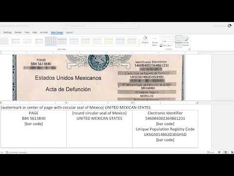How to Translate a Death Certificate from Spanish into English