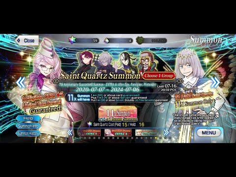 Fate Grand Order FGO - 7th Anniversary GSSR Summon