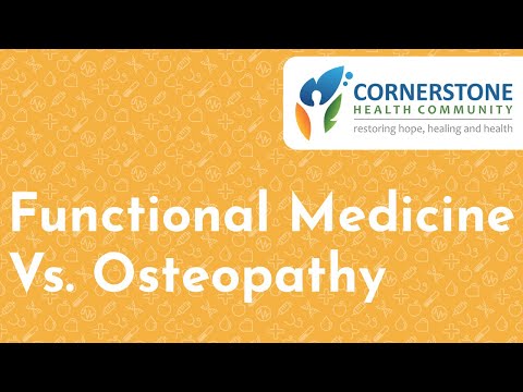 Functional Medicine vs. Osteopathy - Dr. Christopher Mote, DO, DC
