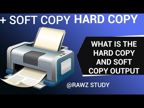 hard copy or output and softcopy output 🖨️ hard copy kya hai hard copy kise kahte hai #trendingvideo