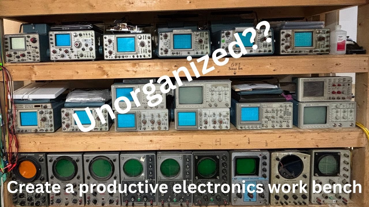 #10 Create a productive electronics workbench plus expanded shop tour