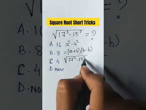 Square Root || Square Root Short Tricks|| #shortvideo #maths #mathstricks #math #viral #viralshort