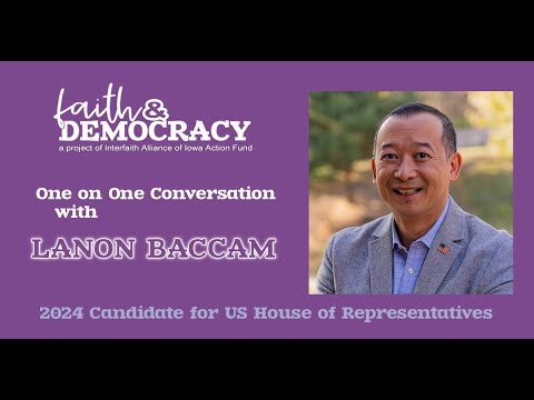 Meet Lanon Baccam Democrat For IA-03 | Blog For Iowa
