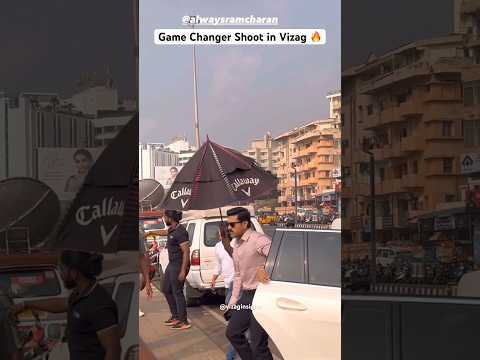 Ram Charan Game Changer movie shooting in Vizag ???? #gamechanger #shorts #vizag