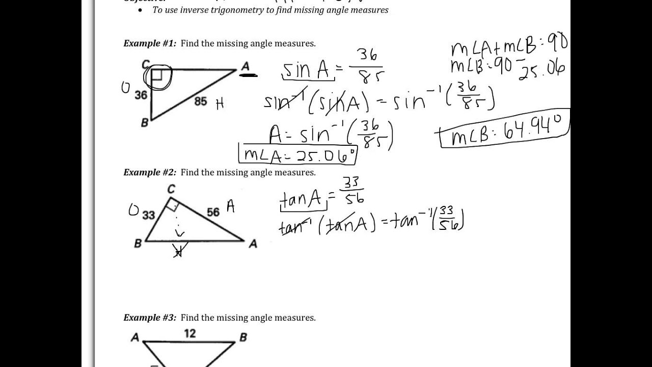 Inverse Trigonometry Notes