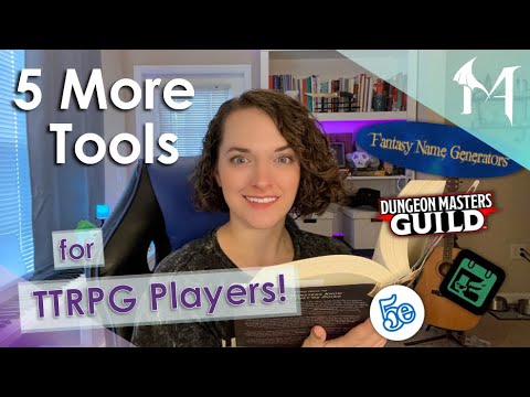 5 More Tools for TTRPG Players