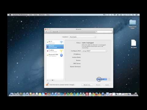 Tutorial - Apple OS X: Configuring Proxy Settings