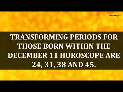 DECEMBER 11 BIRTHDAY ZODIAC PERSONALITY