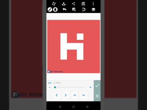 H letter logo design/how to make profesional logo in pixellab mobile phone/logo editing#ytshorts #h