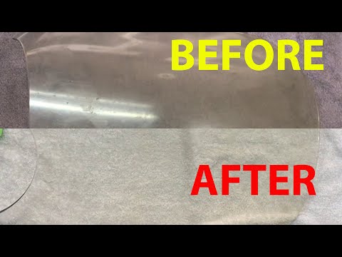 Amazing Motorcycle Windscreen Restoration (How to use the wrong products to have the right results)